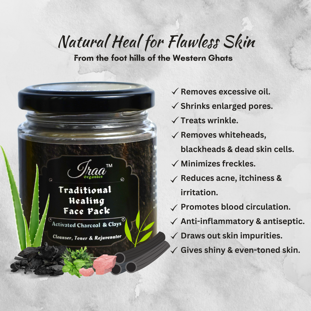TRADITIONAL HEALING FACE PACK – Iraa Organics